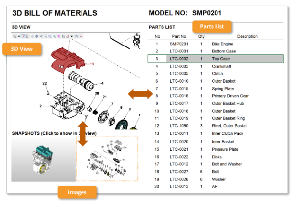 Embed 3D Models and Work Instructions in Microsoft Excel Spreadsheets & 3D PDFs: Announcing New ...